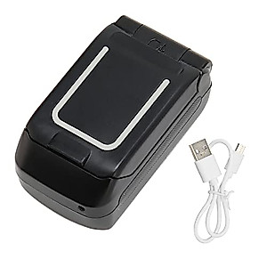 VINGVO Flip Phone, 0.66 Inch Mini Flip Phone OLED Screen 32MB 64MB Bluetooth for Seniors (Black)