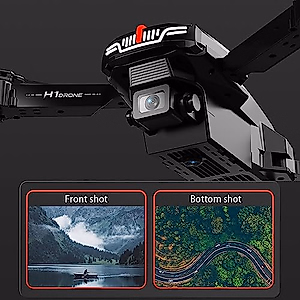 Drone With Camera For Adults, Drone With Dual 1080p Hd Fpv Camera Remote Control Helicopter Gifts For Kids With Altitude Hold Headless Mode Flying Toys