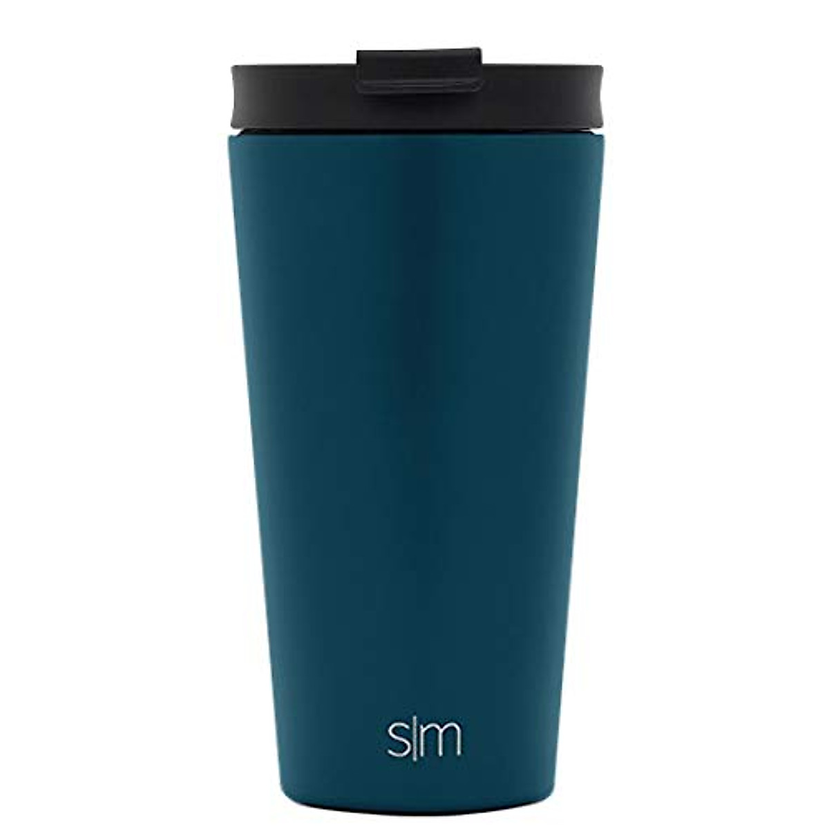 Simple Modern Insulated Tumbler with Lid and Straw | Iced Coffee Cup Reusable Stainless Steel Water Bottle Travel Mug | Gifts for Women Men Her Him | Classic Collection | 16oz | Riptide