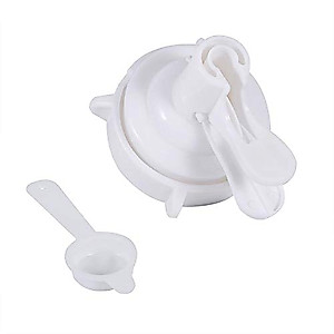Water Dispenser Valve, 3-5 Gallon Water Reusable Easy Water Switch Lock Flip for 55MM (2.16inch) Crown Top Bottle Includes Lid Dirt Protector