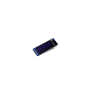 Waveshare 0.91inch OLED Display Module 128x32 Pixels with Embedded Controller Communicating via I2C Compatible with Raspberry Pi/Jetson Nano/STM32