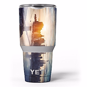 Design Skinz NYC Sunset Eve - Skin Decal Vinyl Wrap Kit Compatible with The Yeti Rambler Cooler Tumbler Cups