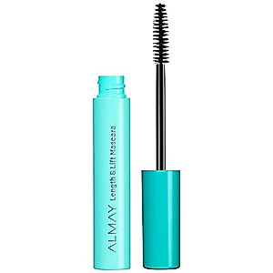Almay Lenghthening Mascara,Volume & Lift, Eye Makeup, Hypoallergenic and-Fragrance Free, 020 Black Noir, 0.24 Fl Oz