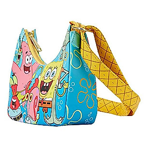 Loungefly Spongebob Squarepants Group Shot Crossbody Bag