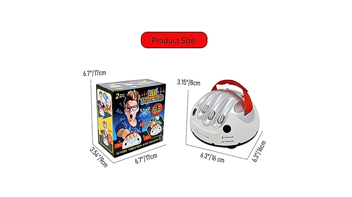 Micro Electric Shock Lie Detector Game - Fun Prank Toy