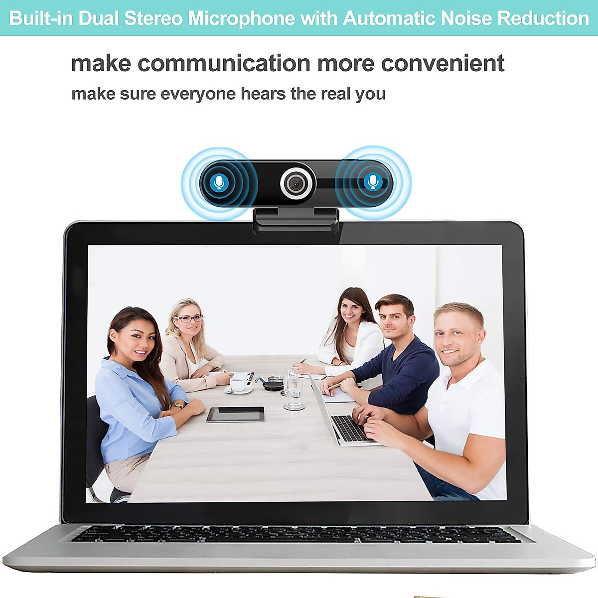 4K HD Webcam with Microphone, 8MP USB Computer Web Camera With Privacy Shutter and Tripod, Pro Streaming Webcam PC Cam Mac Desktop Laptop for Gaming Video Recording Calling Conferencing Online Classes