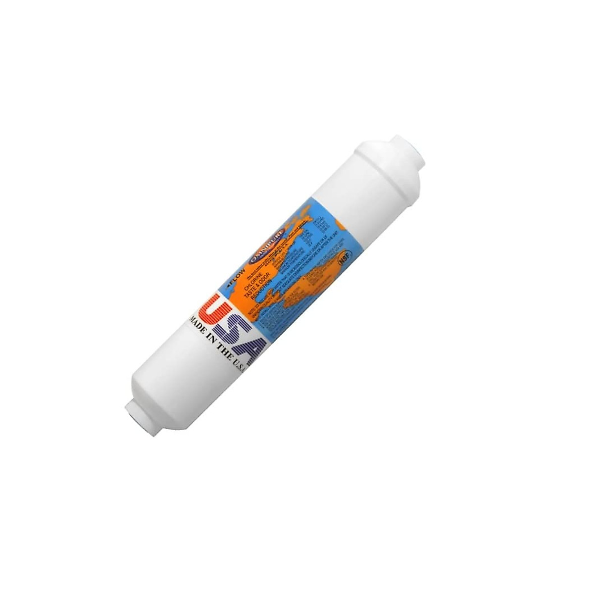 Omnipure - K2553-KK - 10" x 2" Nitrate Removal Inline Filter w/ 3/8" QC by IPW Industries Inc.