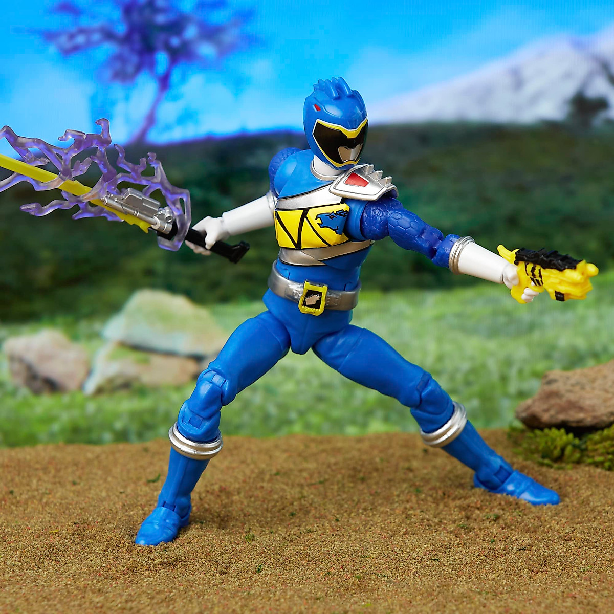 Power Rangers Lightning Collection Dino Charge Blue Ranger 6-inch Action Figure, Toys and Action Figures for Kids Ages 4 and Up