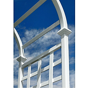 Athens 39"W x 81"H Vinyl Arbor