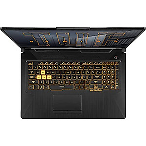 ASUS TUF A17 17.3" 144Hz FHD IPS Gaming Laptop (AMD Ryzen 7 4800H 8-Core, 64GB RAM, 2x2TB PCIe SSD RAID 1 (2TB), GeForce RTX 3050 4GB, Backlit KB, WiFi 6, BT 5.2, RJ-45, Webcam, Win 11 Pro) w/Hub