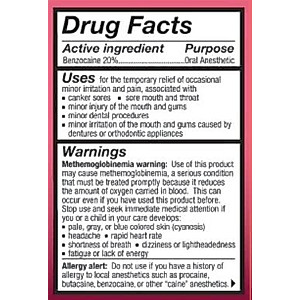 HurriCaine Topical Anesthetic Gel Watermelon - 1 oz.