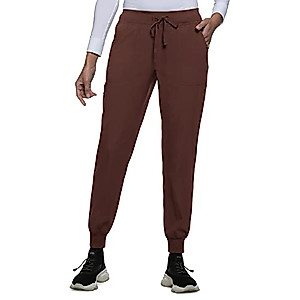 KOI Lite 750 Women's Fierce Jogger Scrub Pant Brown Taupe M