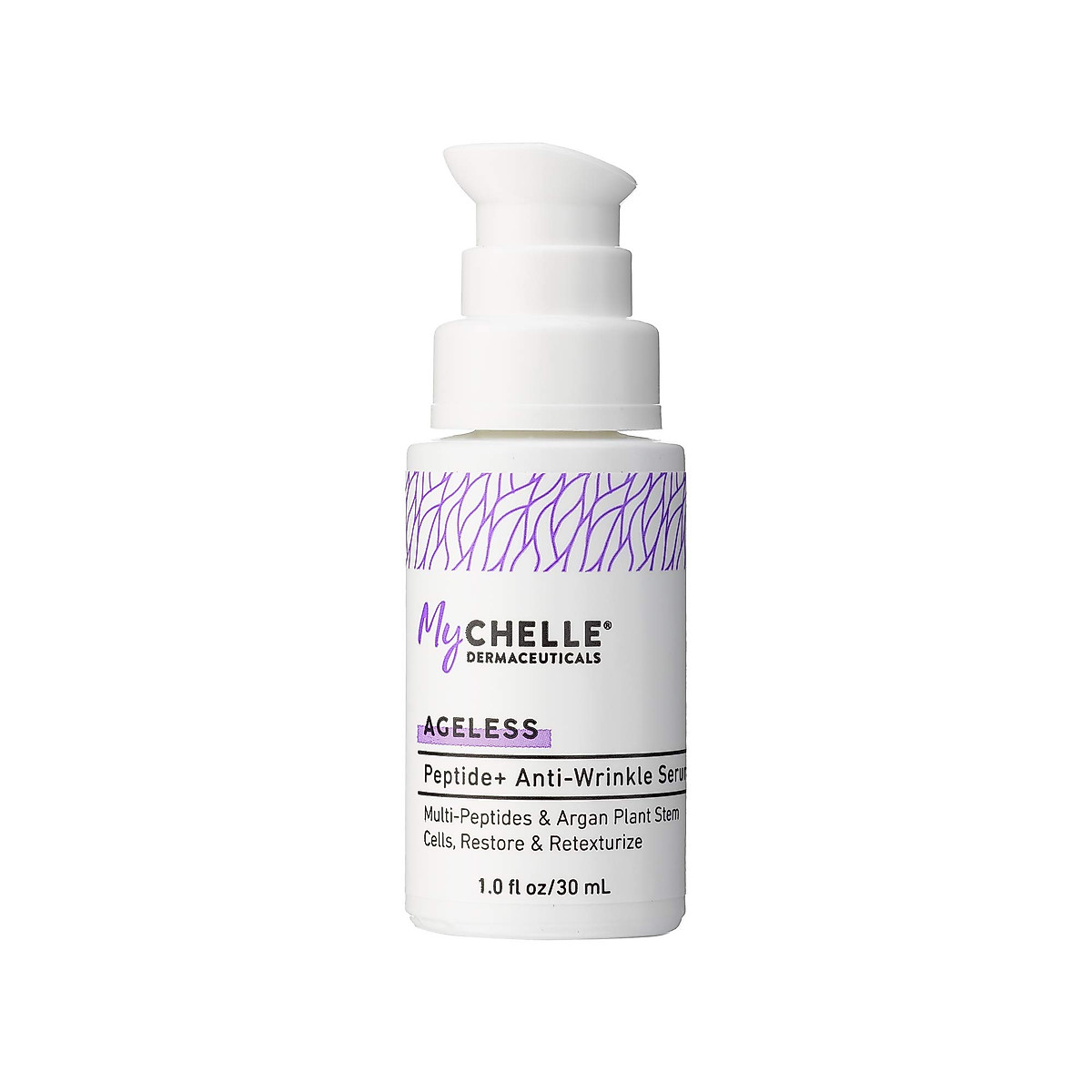 MyCHELLE Dermaceuticals Peptide+ Anti-Wrinkle Serum - Anti-Aging Serum with Peptides & Argan Plant Stem Cells to Help Restore Skin & Help Reduce the Appearance of Fine Lines and Wrinkles