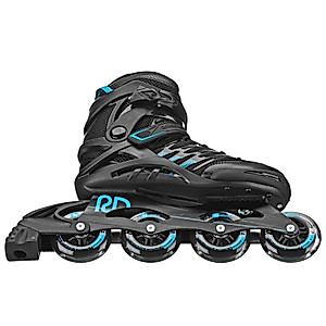 Roller Derby Aerio Q-84 Men's Inline Skates - Black/Blue - Size 09