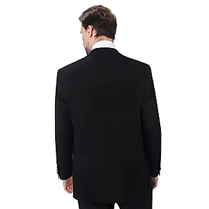 Mens Blazer Jacket - Classic Fit Sport Coat, Casual Suit Jacket, Regular/Short/Tall Black