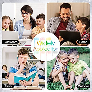 Yunsailing 40 Packs Multi Colored Bulk Earbuds for Classroom Individually Wrapped 3.5 mm in Ear Earphones with Wire for Android MP3 Students Adult Schools Hospitals Hotels Library Museums Gift