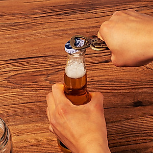 Beer Gifts for Men, Unique Christmas Gifts for Him Boyfriend Husband. Crincy Motorcycle Beer Bottle Opener. Men's Gift Birthday Biker Gift Father's Day Gift for Dad Grandpa.