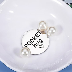 Inspirational Gift for Son Daughter Pocket Hug Token From Mom Dad Family Drive Safe for New Driver Her Kids Valentines Day Christmas Gifts for Boy Girl Stocking Stuffers Birthday Present for Him Her