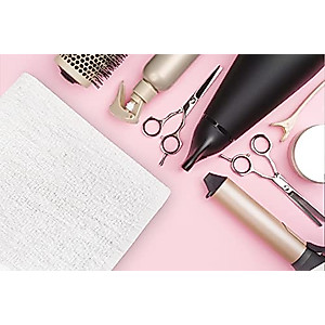 Marlin Linens Cotton Salon Towels 15x25, Soft & Super Absorbent White Terry Towels 24 Pack, Beauty Salon, Hair, Spa, Face, Gym Towel, Hand Towel Non-Bleach Lightweight Bulk Towel