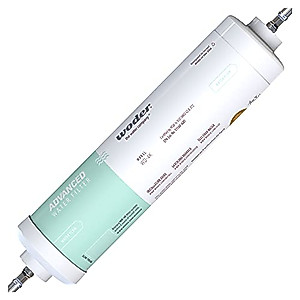 Woder WD-4K-ADV-DC High Capacity USA Under Sink Water Filter w Direct Connect Fittings to Main Water Faucet - WQA Certified 4,000G. Removes Chlorine, Lead, Heavy Metals, Contaminants. Keeps Minerals.