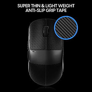 Pulsar Gaming Gears X2 Wireless Anti Slip Mouse, Anti-Slip Tape Set, Polymer, Ultra Thin, Clean Removable 3M Tape for X2, Thin Type