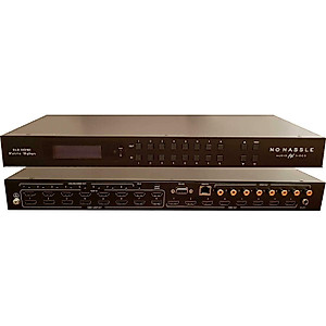 8x8 HDMI 4K HDR Matrix Switcher 18GBPS ULTRA YUV 4:4:4 HDCP2.2 60Hz HDMI 2.0B Doby ATMOS HDTV ROUTING SELECTOR SPDIF AUDIO CONTROL4 SAVANT HOME AUTOMATION SWITCH IP RS232