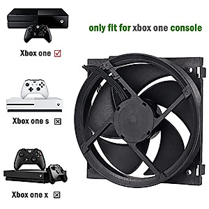JOLANCO Replacement Internal Cooling Fan for Xbox One (with Opening Tool and Heatsink Paste)