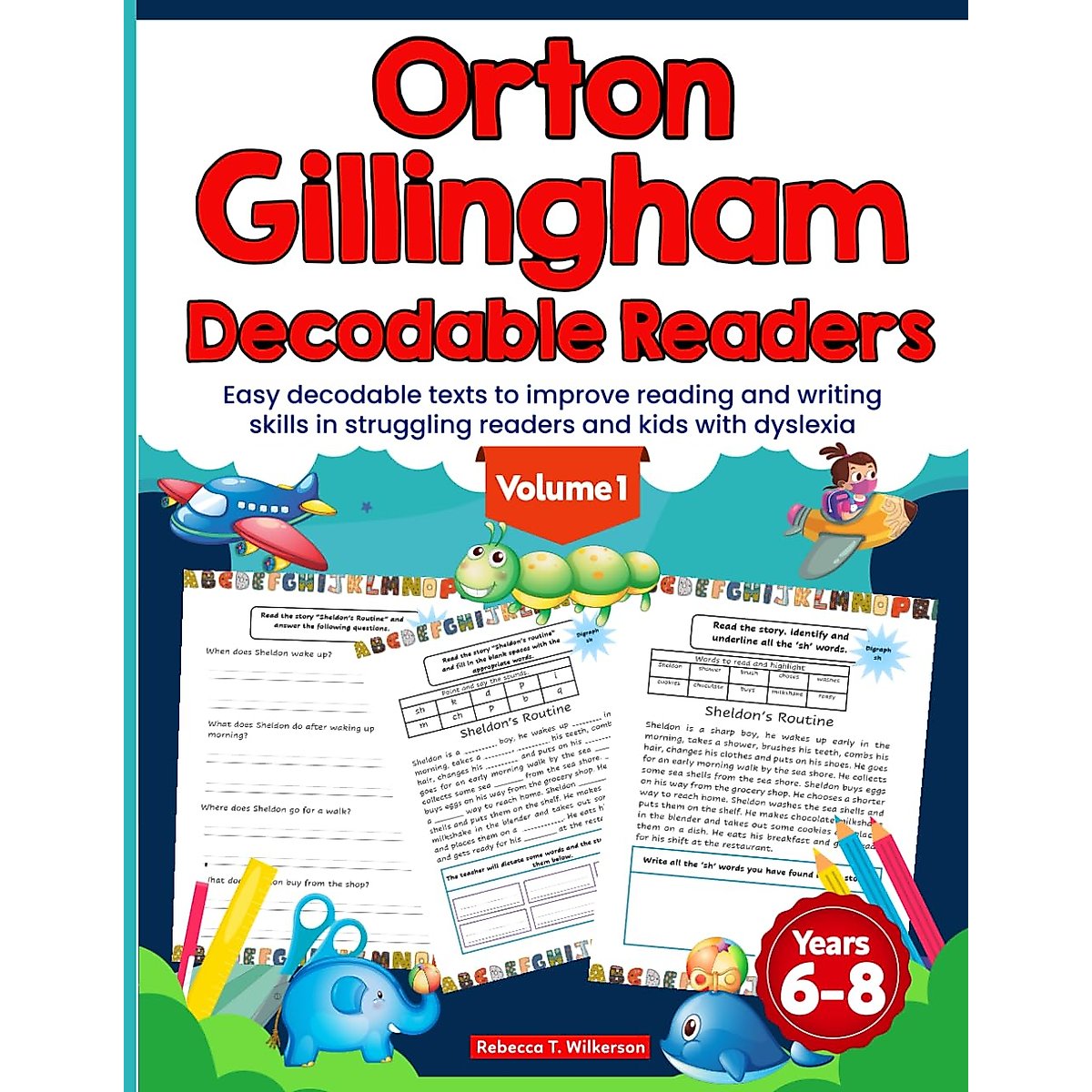 Orton Gillingham Decodable Readers. Easy decodable texts to improve reading and writing skills in struggling readers and kids with dyslexia.