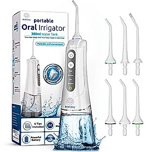 Water Flosser Teeth Cleaner-Full Oral Care Kit, Rechargeable Water Jet for Your Teeth, Ideal for Adults & Kids, for Home and Travel