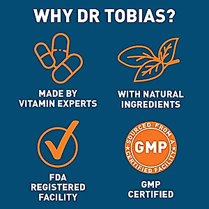 Dr. Tobias Lung Health, Lung Support Supplement, Lung Cleanse & Detox Formula Includes Vitamin C to Support Bronchial and Respiratory System, 60ct x2pack