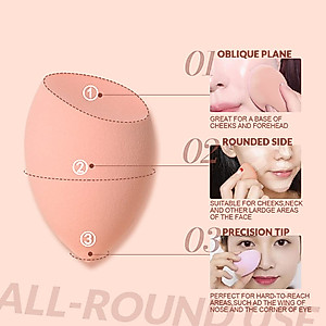 SACE LADY Full Face Makeup Set for Women Full Kit, Primer, Full Cover Up Concealer Corrector for Eye Circles, Oil Control Powder, Highlighter Glow & Blush, Sponge, Flawless Lasting Cosmetics Kit 7Pcs