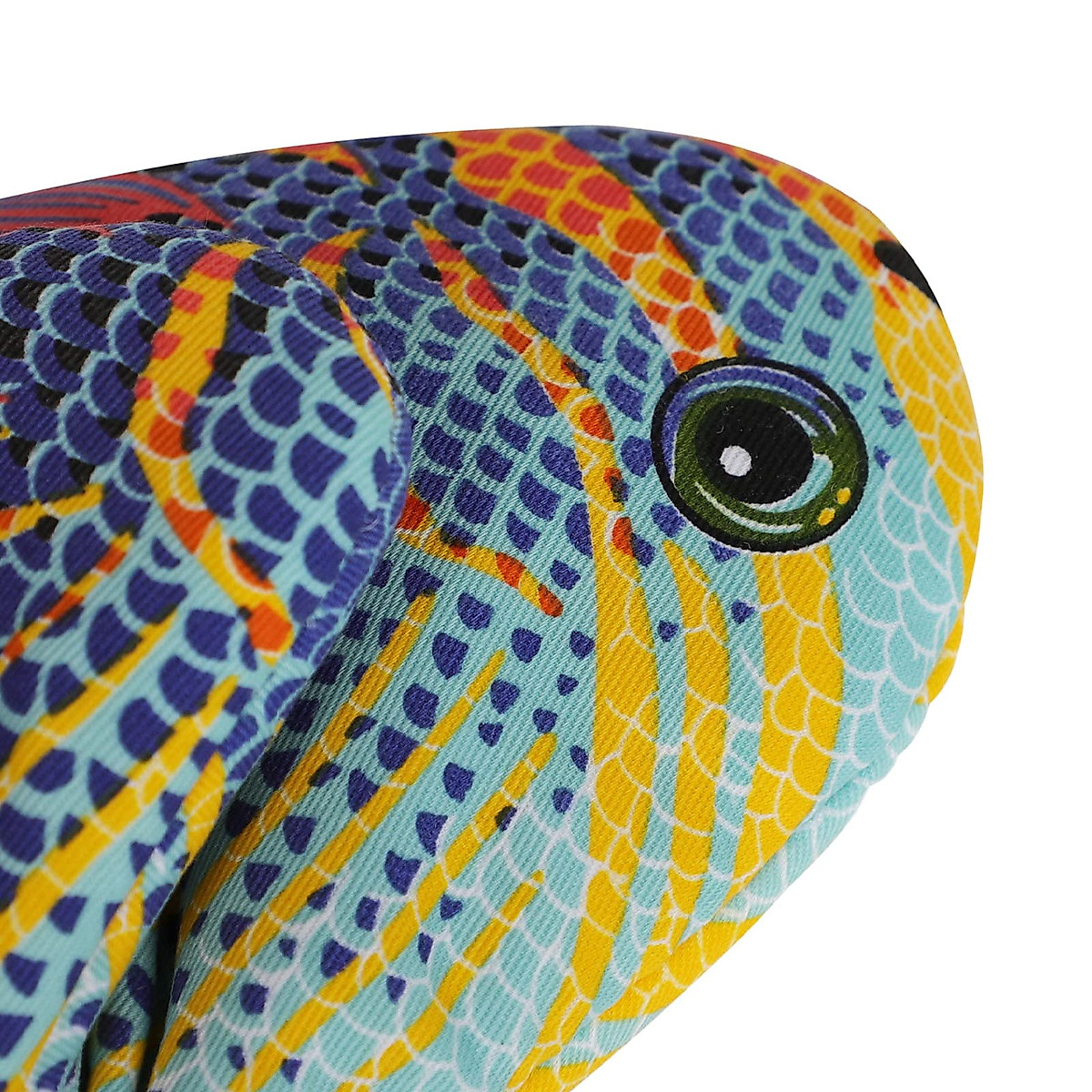 Baking Oven Mitts Cute Kitchen Heat Insulation Gloves 1 Pair Pot Holders Fish Shape Toaster Mitten Heat Resistant Cooking Hand Protector for Baker Lover Chef Thick Cotton Non-Slip Oven Mitts Set