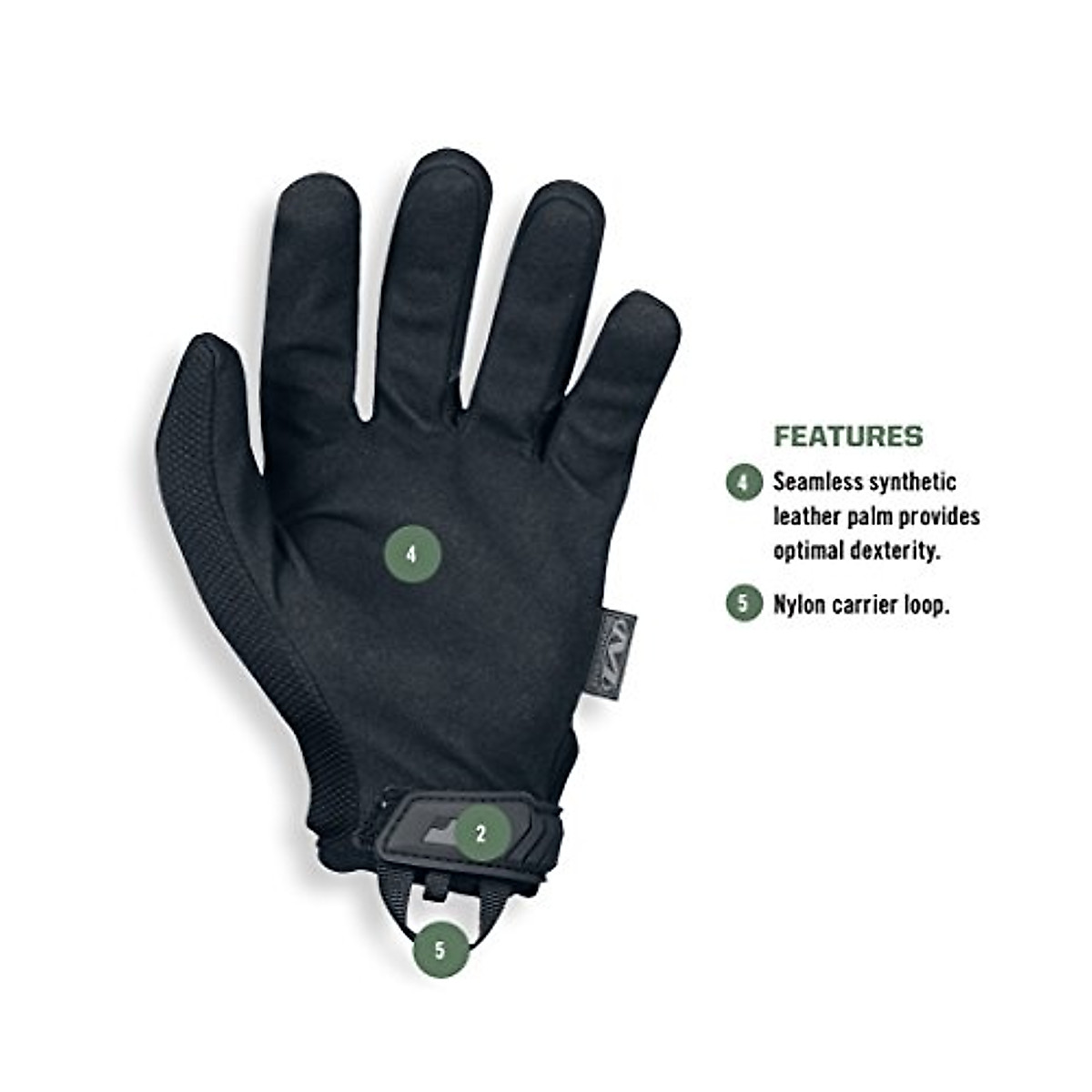 Mechanix Wear: The Original Covert Tactical Work Gloves with Secure Fit, Flexible Grip for Multi-Purpose Use, Durable Touchscreen Safety Gloves for Men (Black, Large)