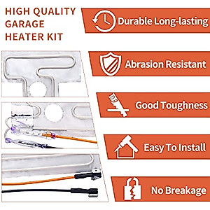 Refrigerator Garage Heater Kit 5303918301,Garage Fridge Heater Compatible with Kenmore Crosley Westinghouse Frigidaire Garage Ready Fridge Kit 253.65802508 CRTE183AWM GRT18C6AW1 WRT18A0AW4