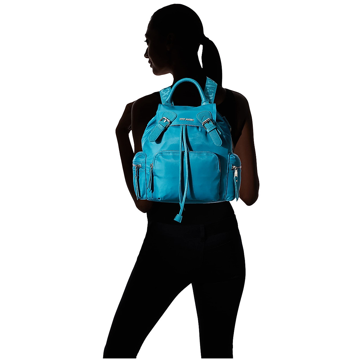 Steve Madden Wild Nylon Backpack, Aqua