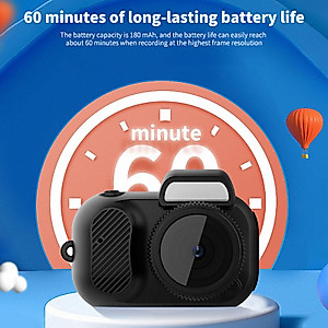 Digital Kids Camera with 0.96 InCH HD Screen, 1080P HD Video, Long Lasting Battery, Large Capacity Expansion Card Support, Automatic Recording for Travel