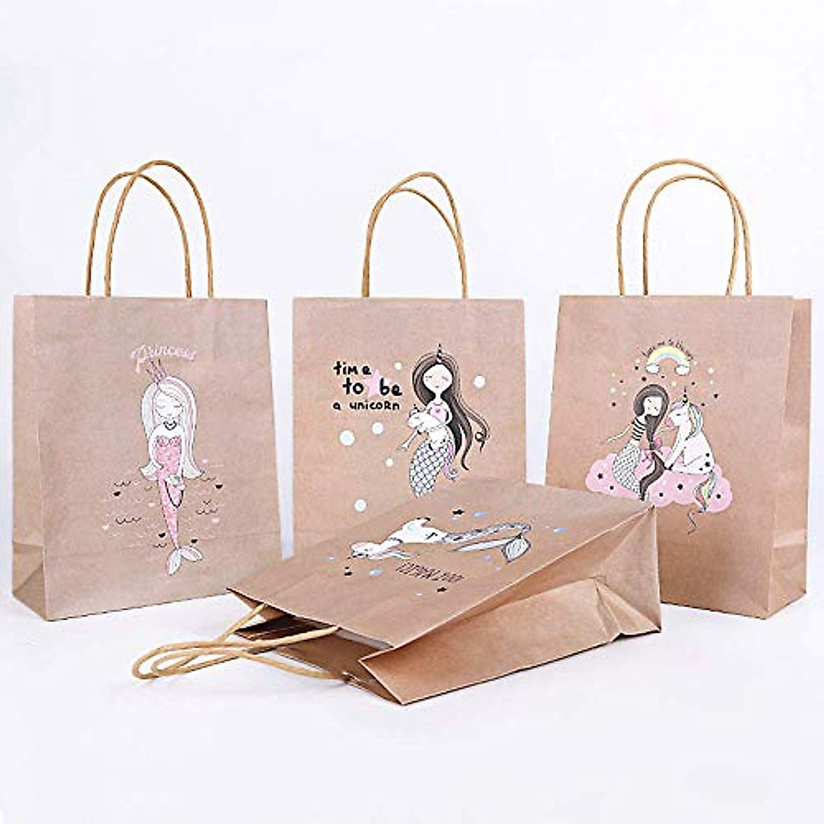 [250 Pack] Heavy Duty 10x13 Kraft Paper Bags 250 pc 10x5x13 Kraft Paper Bags Brown Paper Bags Brown Gift Bags Kraft Shopping Bags Kraft Retail Bags Paper Gift Recycled Paper Bags Kraft Paper Bags with Handles Bulk