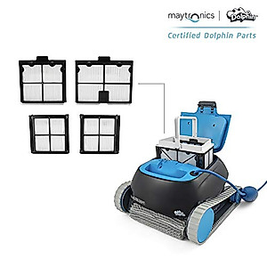 Dolphin Genuine Replacement Part - Nautilus CC Robotic Pool Vacuum Cleaner Tune-up Kit with Replacement Filters, Active Brush, and Tracks for Extending The Life of Your Robot