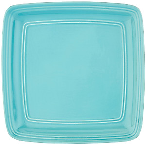 American Atelier Square Dinnerware Sets | Turquoise Green Kitchen Plates, Bowls, and Mugs | 16 Piece Stoneware Madelyn Collection | Dishwasher & Microwave Safe | Service for 4