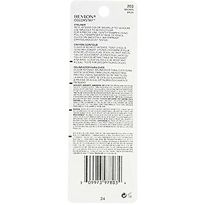 Revlon ColorStay Eyeliner Pencil, Brown [203], 0.01 oz (Pack of 2)