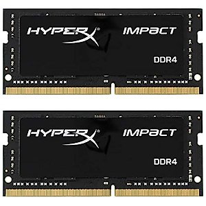 HyperX Impact 64GB 2933MHz DDR4 CL17 SODIMM (Kit of 2) Laptop Memory HX429S17IBK2/64