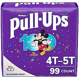 Pull-Ups Boys' Potty Training Pants, 4T-5T (38-50 lbs), 99 Count
