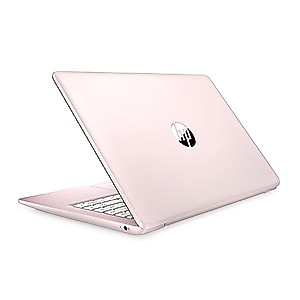 HP 2023 Newest 14" HD Ultral Light Thin Laptop, Quad-Core Intel Celeron Processor, 4GB RAM, 64GB eMMC, Webcam, HDMI, Wi-Fi, Upto 11 Hours, Windows 11 S + 1 Year Office 365+HubxcelAccessory,Rose Pink