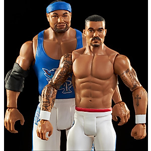 Mattel WWE Cody Rhodes vs Austin Theory Championship Showdown Action Figure 2-Pack with Championship, 6-inch