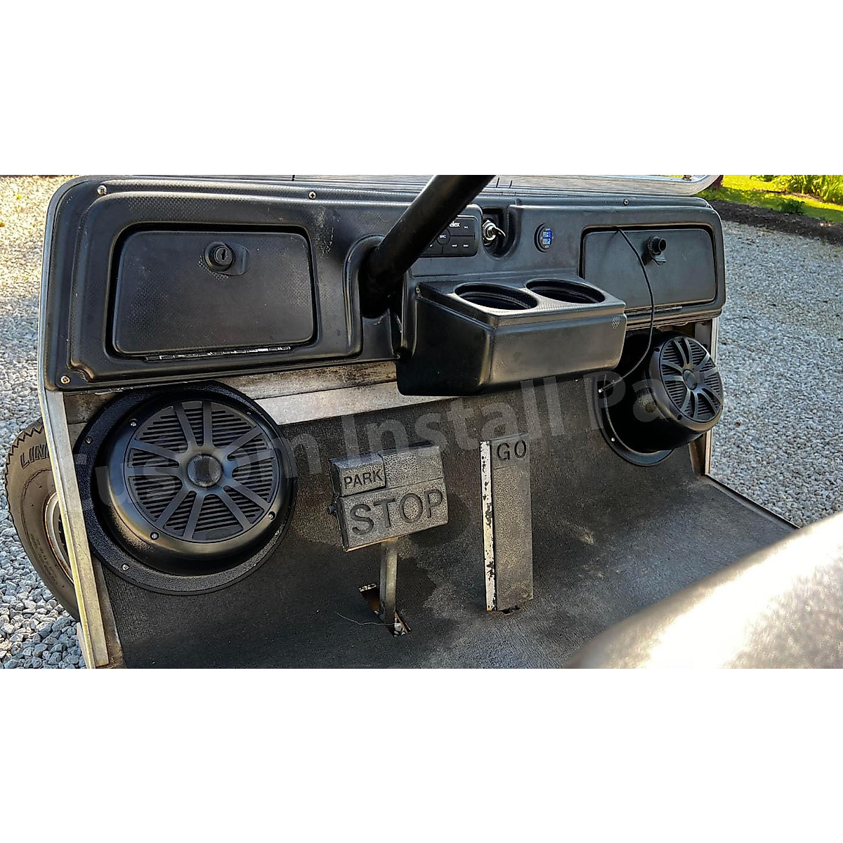 Custom Install Parts Pair of 6.5" Install Universal Angled Speaker Enclosures Boxes Pods Surface Mount