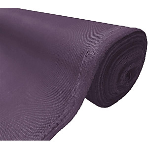 A-Express Waterproof Canvas Fabric - 59" Wide 600D Indoor Outdoor Material - 20oz Heavy Duty Thick Waterproof Fabric by The Yard - for Outdoor Furniture Cover Cushion Awning - Purple 1/2 Yard