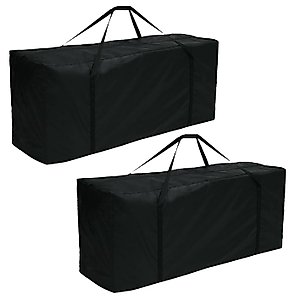 HEPOVER Outdoor Patio Cushion Storage Bags 68Inch Waterproof Extra Large Patio Furniture Cover Cushion Storage Bag with Handle and Zipper