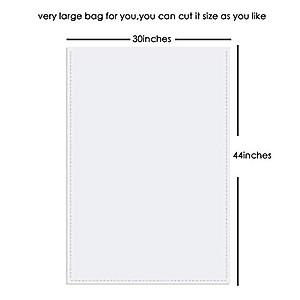 Kolewo4ever 20 Pack 30 * 44inches Clear Basket Bags Pull Bow Set 10 Packaging Bags Cello Cellophane Wrap 10 Ribbon Bows