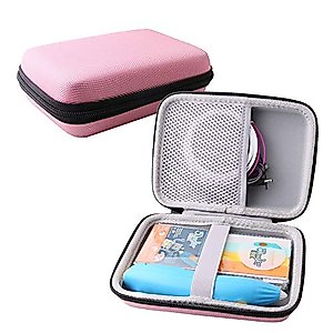 WERJIA Hard Carrying Case Compatible with 3Doodler Start 3D Printing Pen (Pink，Case Only)