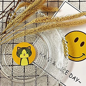 Cat Sticker, Cute Kitty Kitten Stickers for Kid Rewards, Cake Decoration, Sealing Greeting Cards, Birthday Party, Classroom Preschool ArtToy Sticker (Cat Sticker L 99pcs1.5'')
